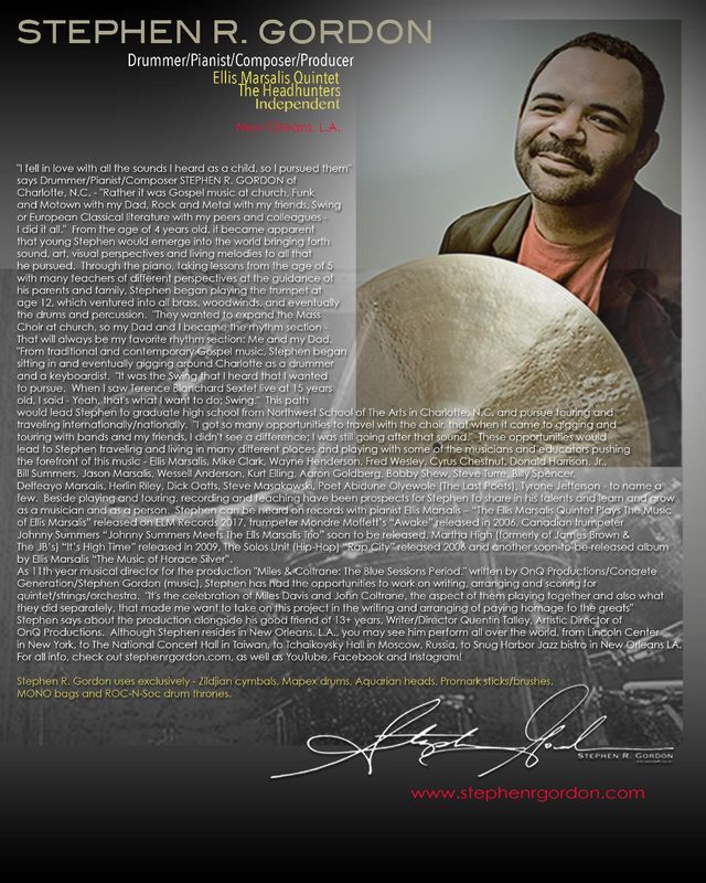 Stephen Gordon & Friends @ Blues Boulevard Jazz Spartanburg, SC