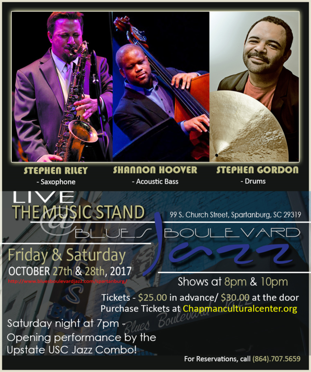 Sat, October 28 - Stephen Gordon & Friends @ Blues Boulevard Jazz ...